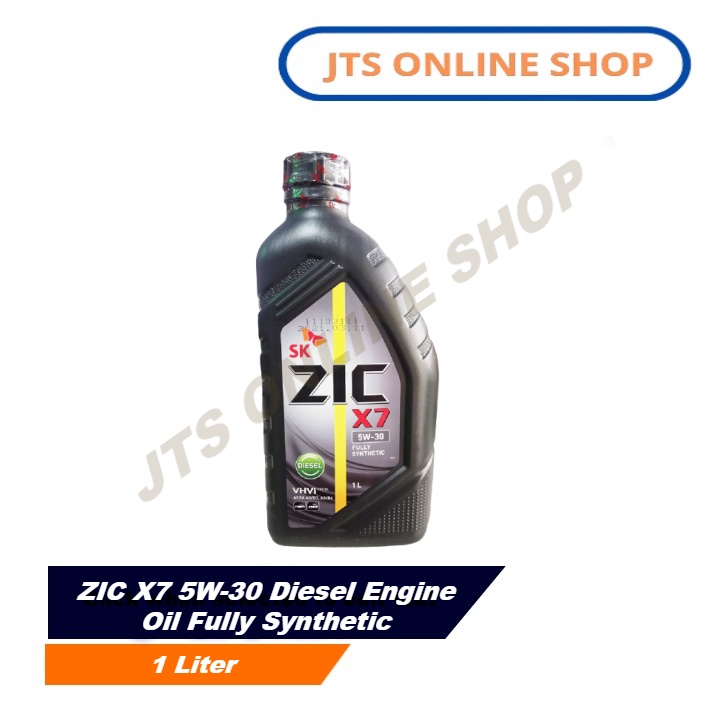 ZIC X7 5W-30 Diesel Engine Oil Fully Synthetic 1 Liter | Shopee Philippines