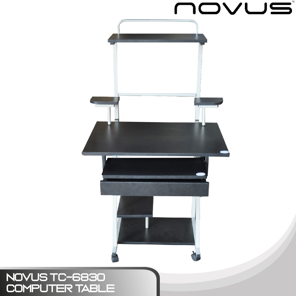 Novus Computer Table TC-6830 Black Office Table | Shopee Philippines