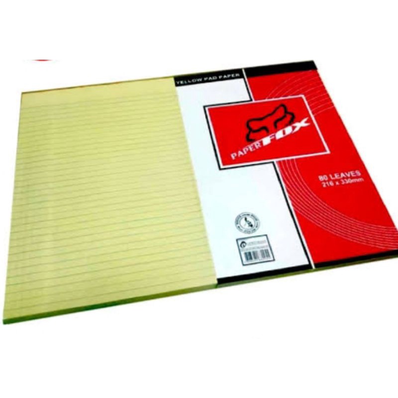 Yellow Pad paper 80 leaves 40gsm | Shopee Philippines