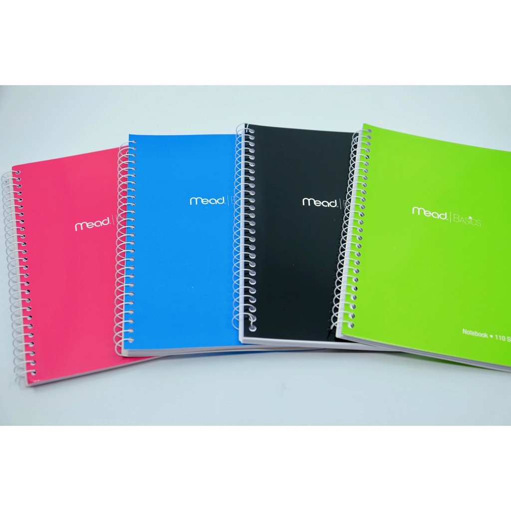 Mead Basics Notebook A5 Size 110 Sheets Shopee Philippines