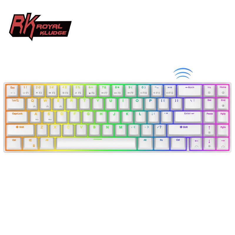 Royal Kludge RK 71 Three Modes/Dual modes Wireless Bluetooth keyboard ...