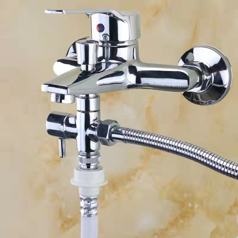 Bathroom Toilet T Adapter Switch Diverter Angle Valves Brass 3 Way ...