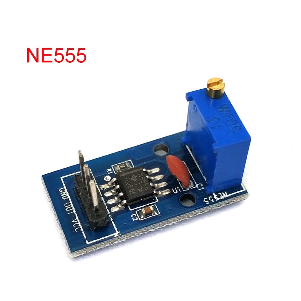DC 5V 12V NE555 Adjustable Resistance Frequency Pulse Generator Module ...