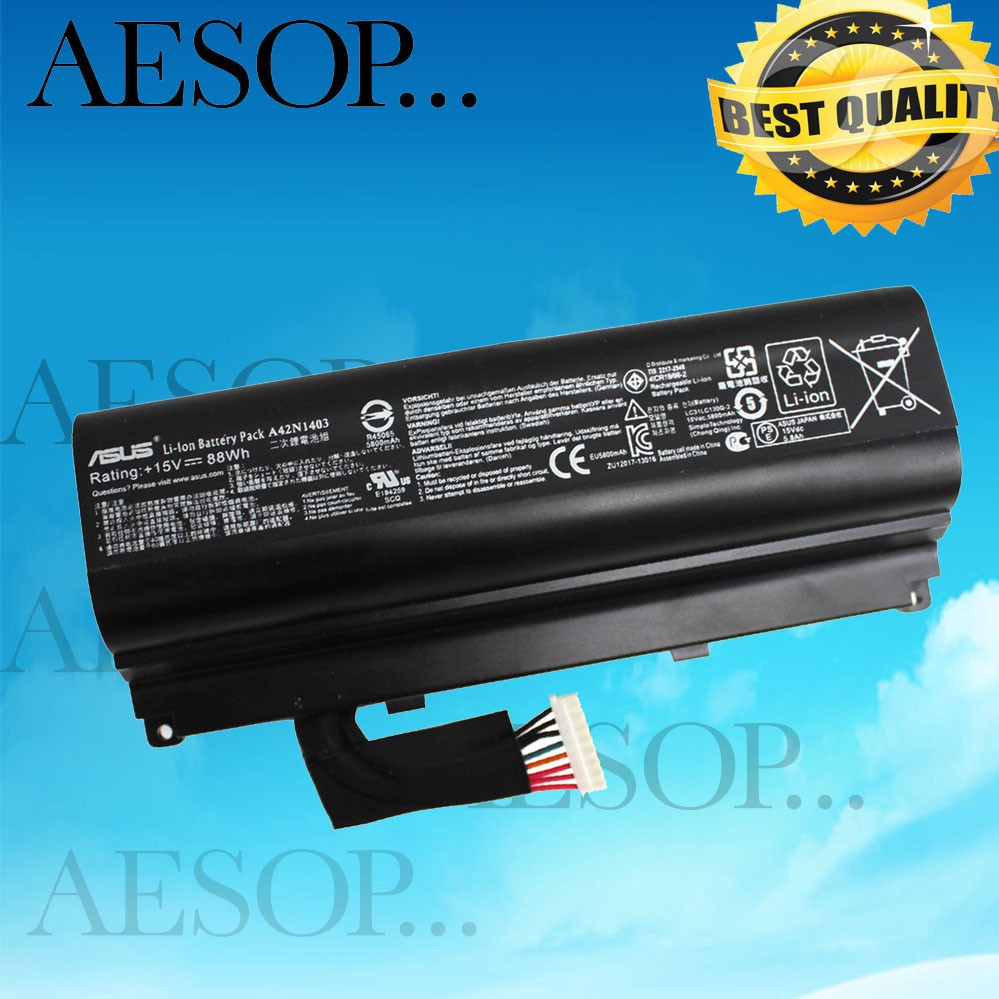 Battery A42N1403 A42LM93 for Asus ROG G751J G751JY GFX71JT GFX71JY G751 ...