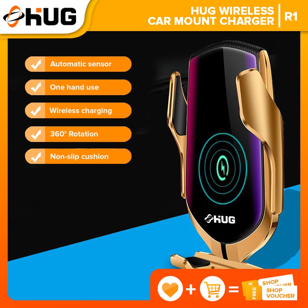 Hug Wireless Fast Charging Infrared Sensor Induction Mobile Smart Phone ...