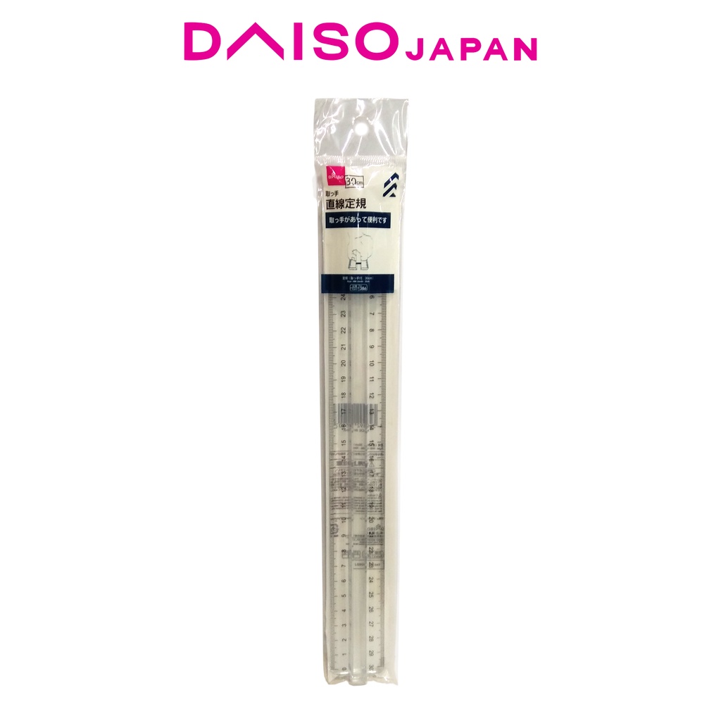 Daiso Clear Ruler with Handle 30 cm | Shopee Philippines
