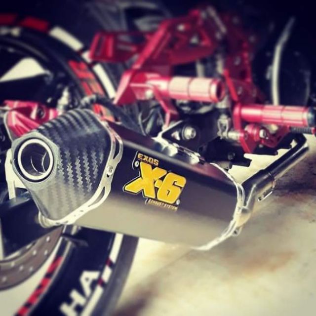 EXOS X6 Fury125/Wave100/125/Dash/Smash/Xrm Full Exhaust System | Shopee ...