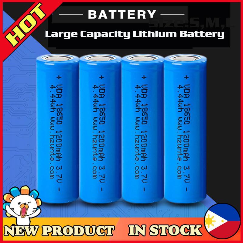 18650 Rechargeable Battery 1200mAh Lithium Ion Battery Nominal Voltage ...