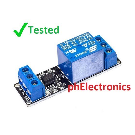 1pc 1 Channel 5V 10A Relay Module with Optocoupler Single Channel 5V ...