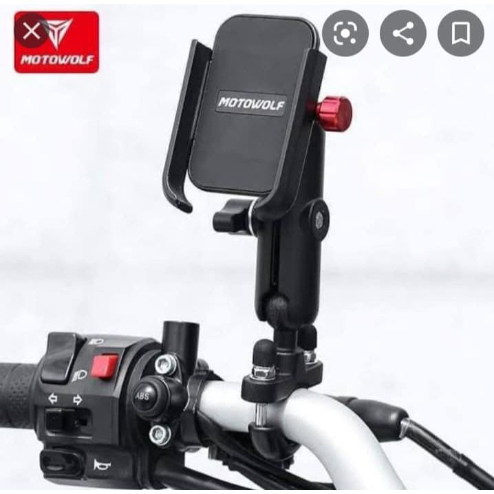 Orig Motowolf V3 V1 cp holder Clamp / Mirror Type cellphone Bracket ...