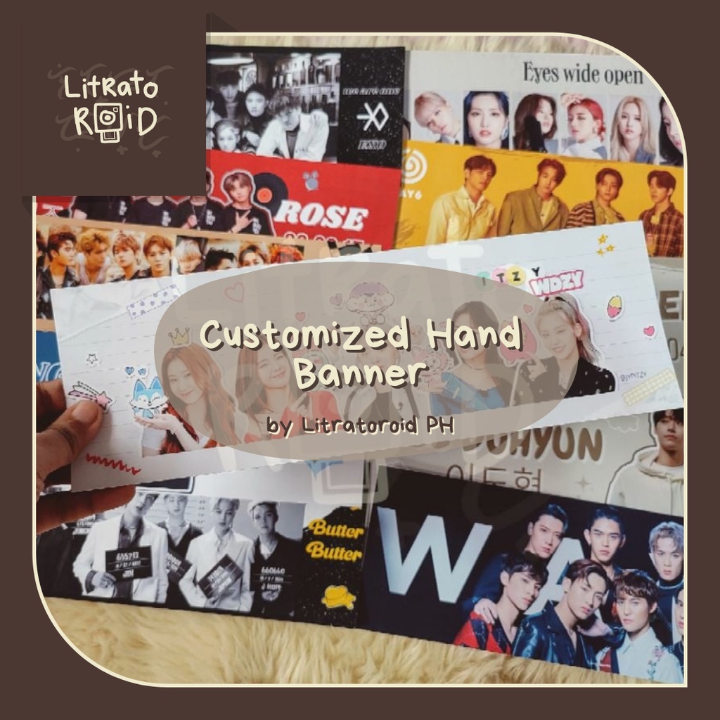Customized Hand Banner / Cheering Banner | Shopee Philippines