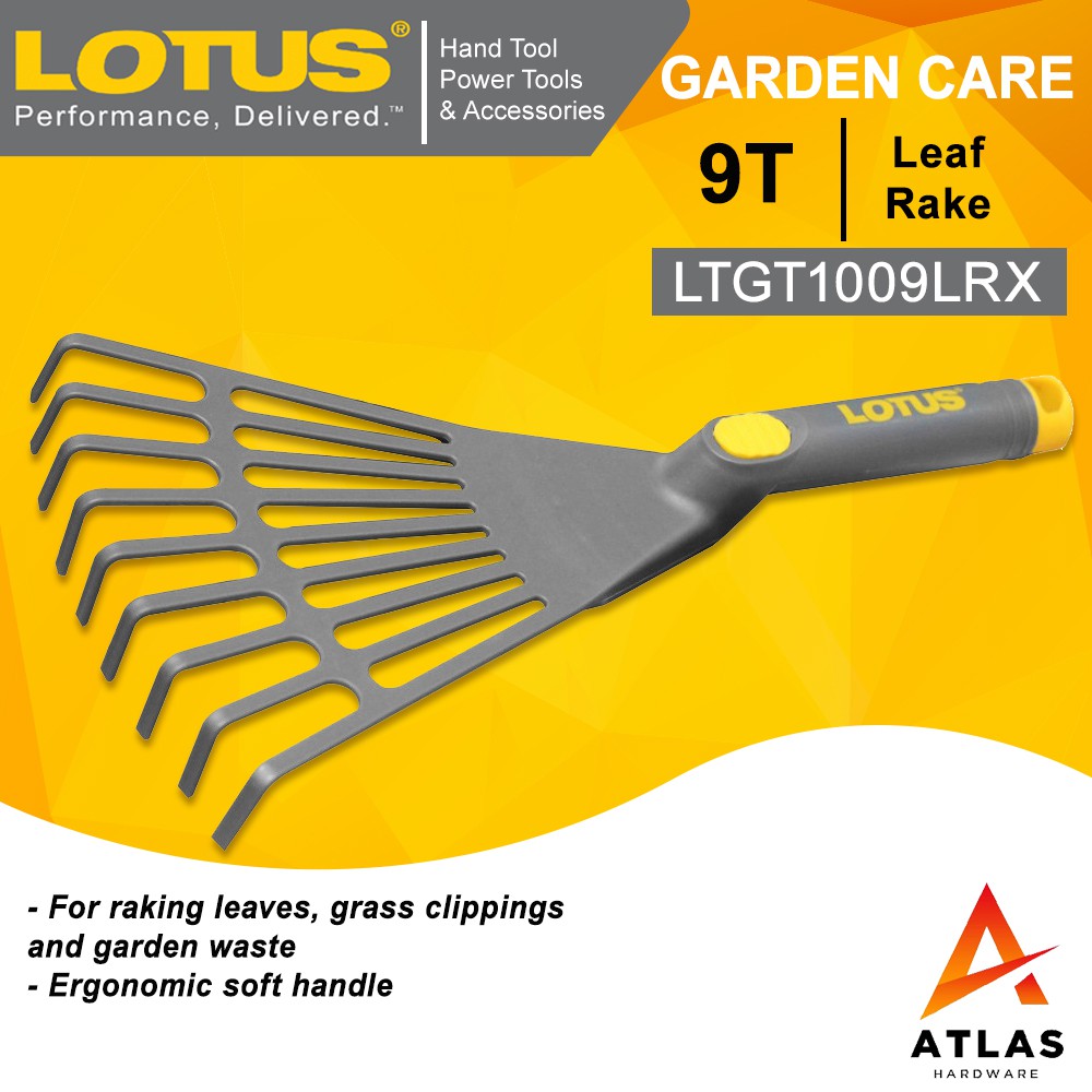 Lotus Gardening Tools Leaf Rake 9T LTGT1009LRX | Shopee Philippines