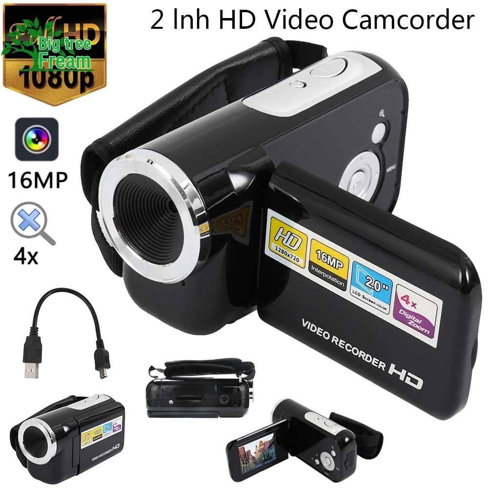 BT 4X Video Camcorder HD 1080P Digital Zoom Camera Portable | Shopee ...