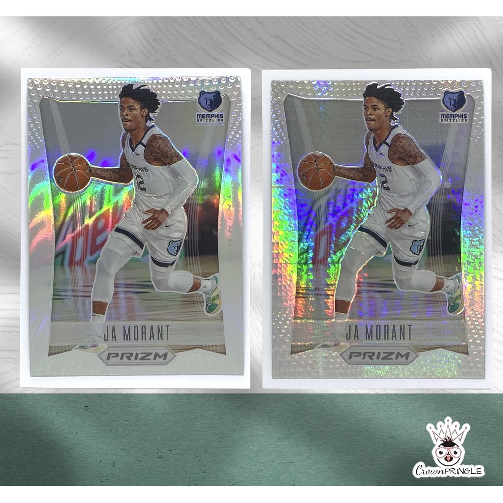 2020-21 Prizm Flashback SILVER Hyper holo Ja Morant Throwback Retro ...