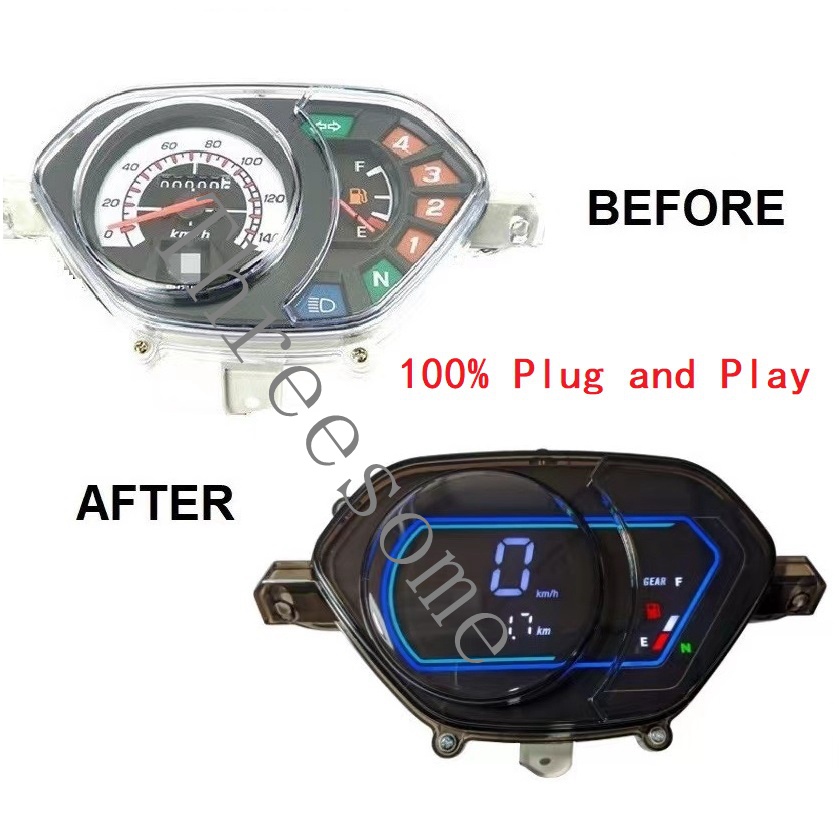 100% Plug and Play SUZUKI SMASH115 SMASH V115 FI SMASH 115 FI Digita ...