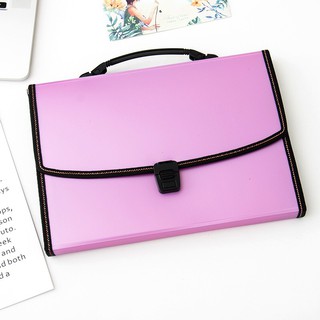 A4 Size Expandable Plastic Envelope with handle and lock | Shopee ...