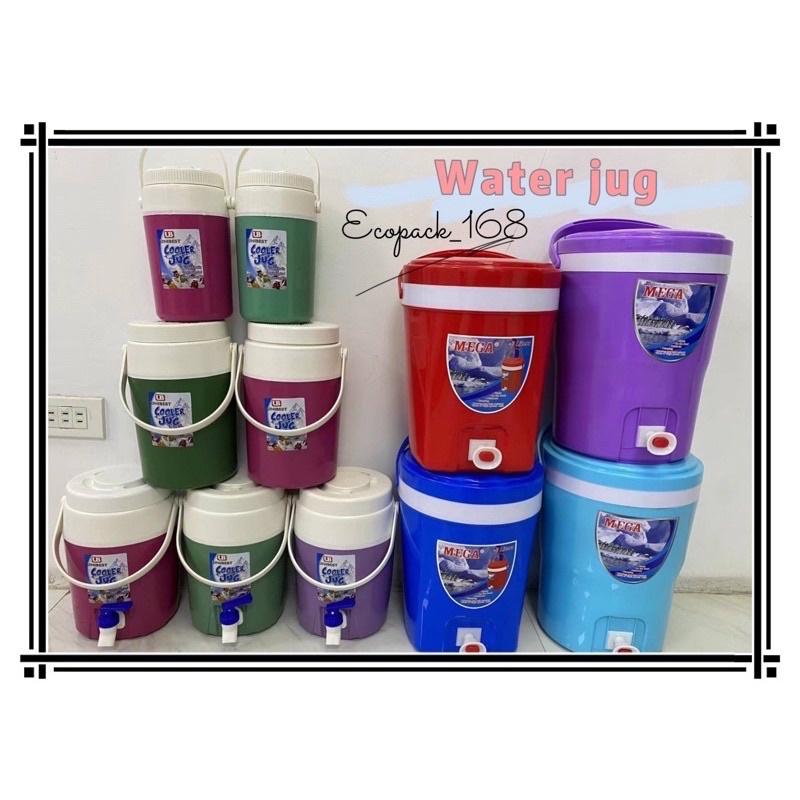 MEGA WATER JUG 8 LITERS COOLER WATER JUG / WATER CONTAINER PORTABLE JUG ...
