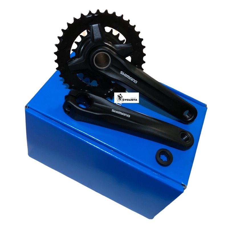 SHIMANO FC-MT210-2 2x9 Speed 36-22T 175mm MTB Crankset (without chainguard) | Shopee Philippines