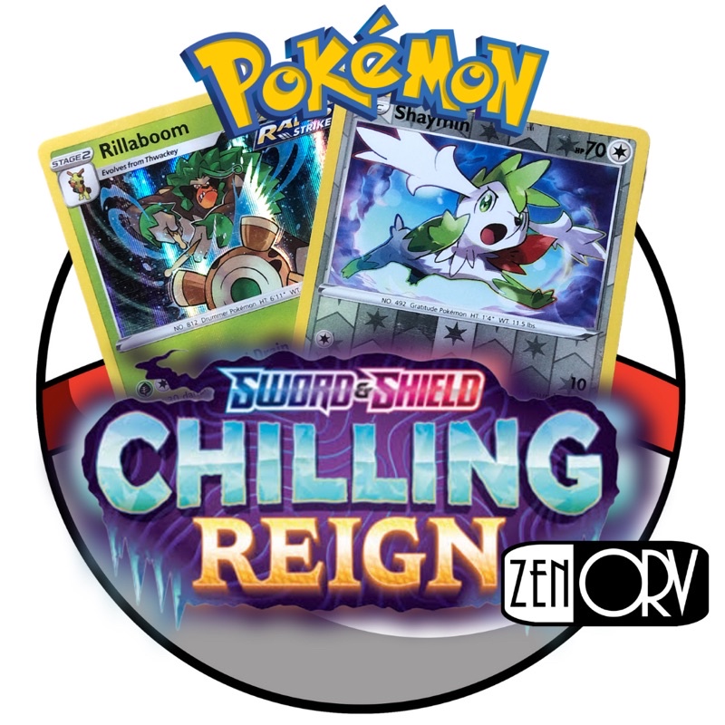 Chilling Reign Reverse Holographic Rev Holo pokemon cards single TCC ...