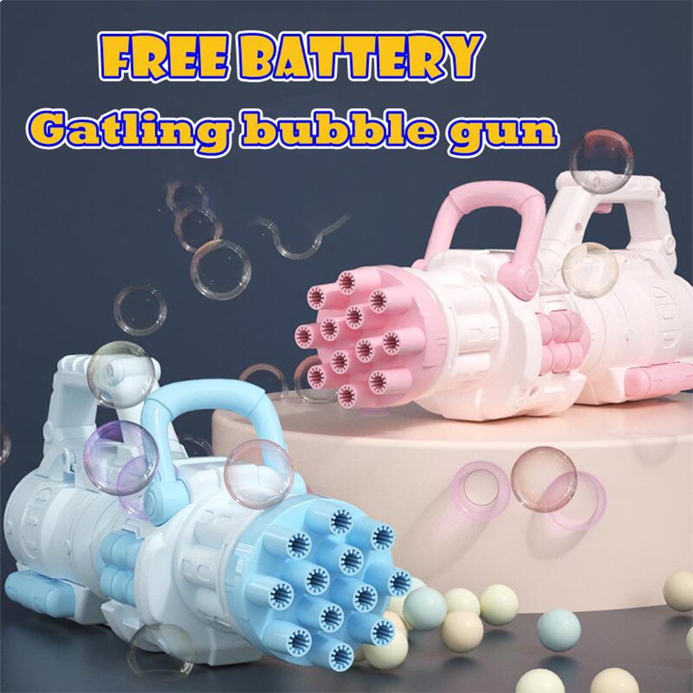 Kids Bubble Machine Gun Automatic Bubble Blower Bathtub Soap Maker ...