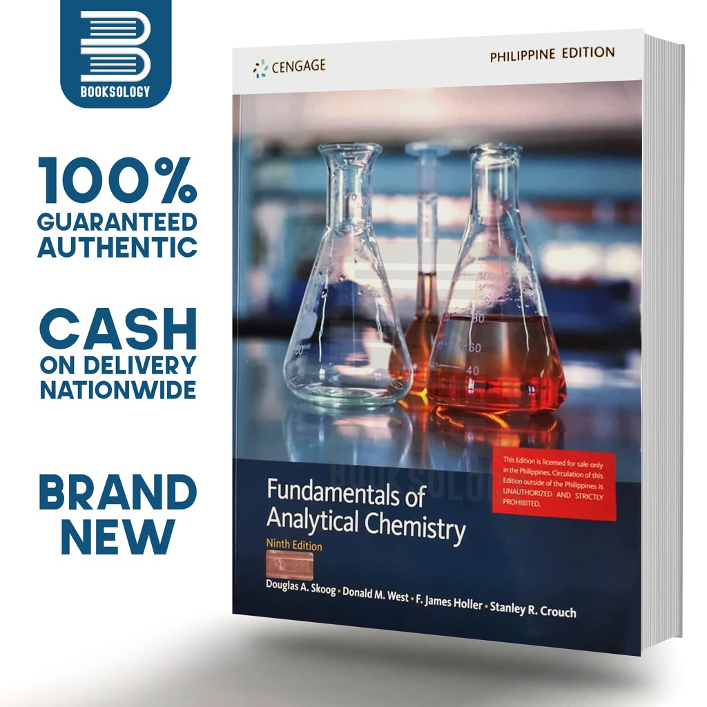 FUNDAMENTALS OF ANALYTICAL CHEMISTRY (Ninth Edition) - Skoog | West | Holler | Crouch presyo ₱1,550