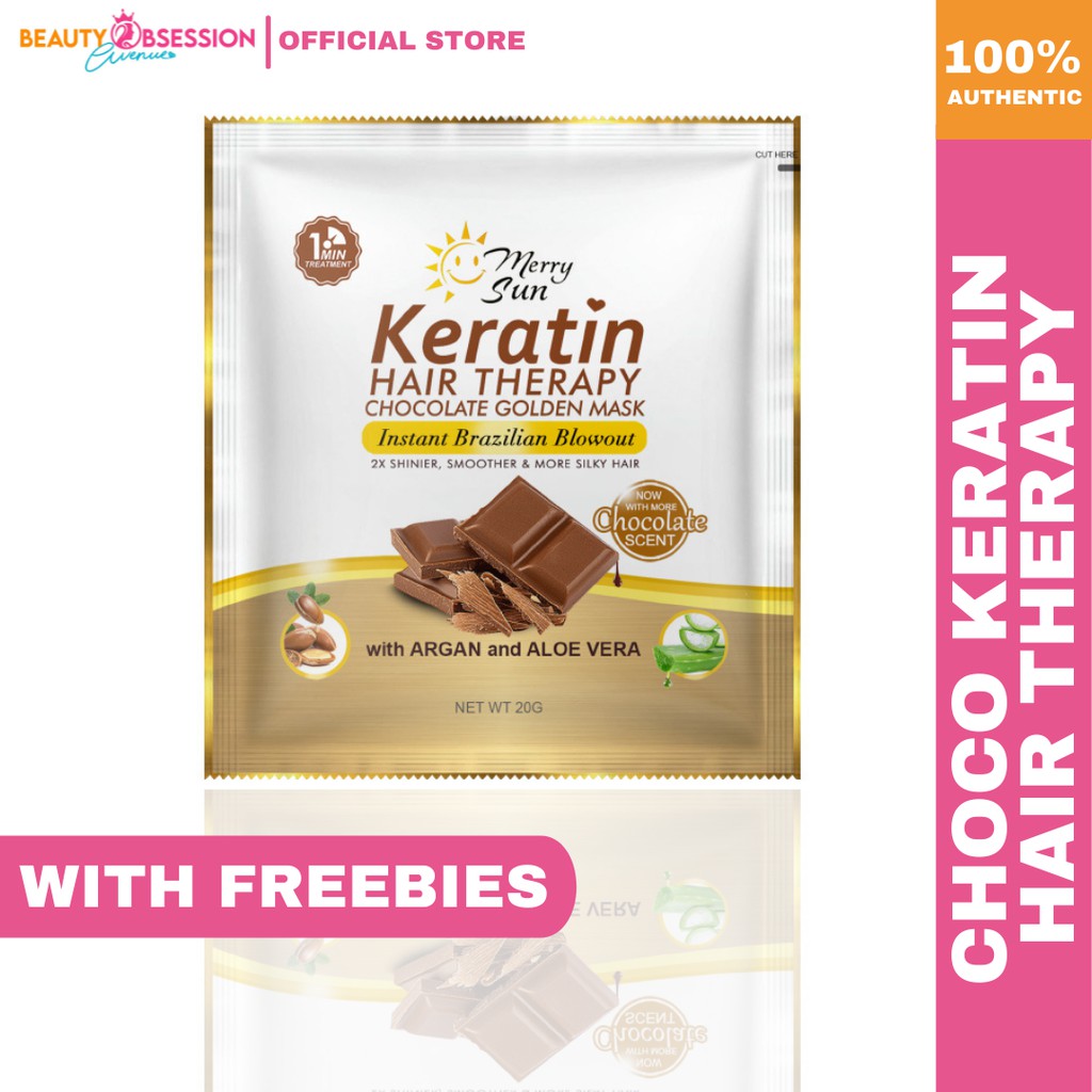 Choco Keratin Sachet Merry Sun | Shopee Philippines
