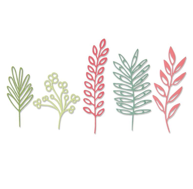 Delicate Leaves Sizzix Thinlits Die Set 8pk by Sharon Drury | Shopee ...