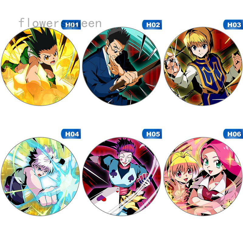 flowersqueen Anime Hunter X Hunter Hisoka Badges Button Pin Anime ...