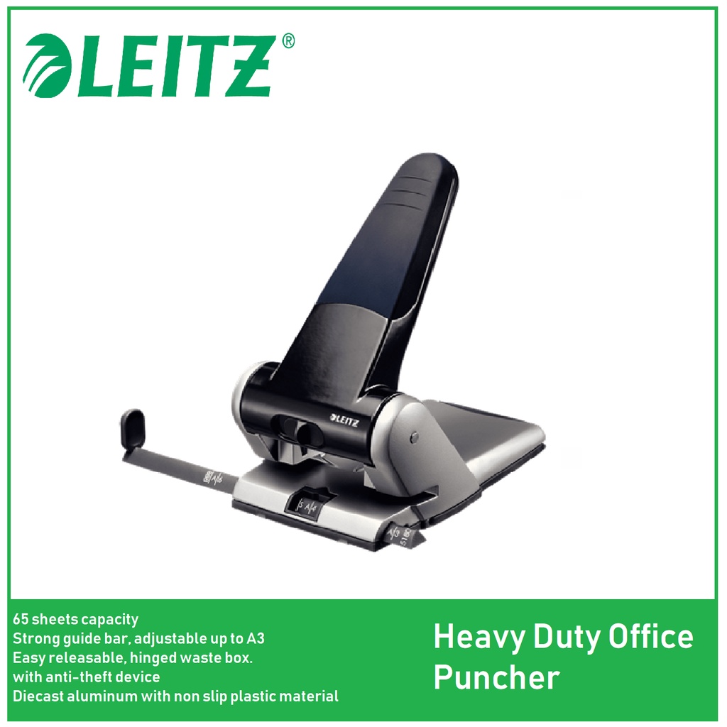 LEITZ 5180 Heavy Duty Office Puncher -MADE IN EUROPE | Shopee Philippines
