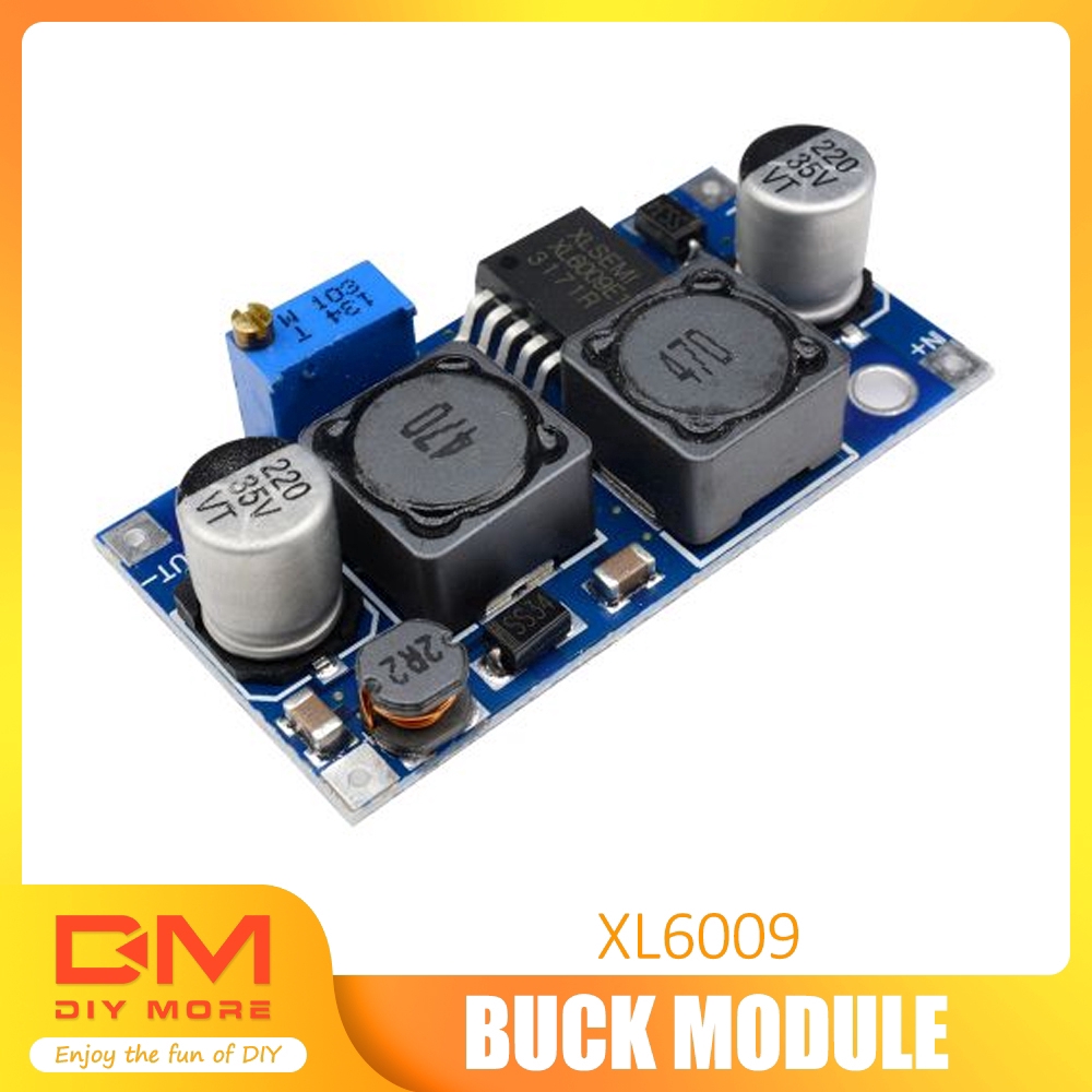 DIYMORE | DC-DC Boost Buck adjustable step up down Converter XL6009 Module Solar Voltage ...