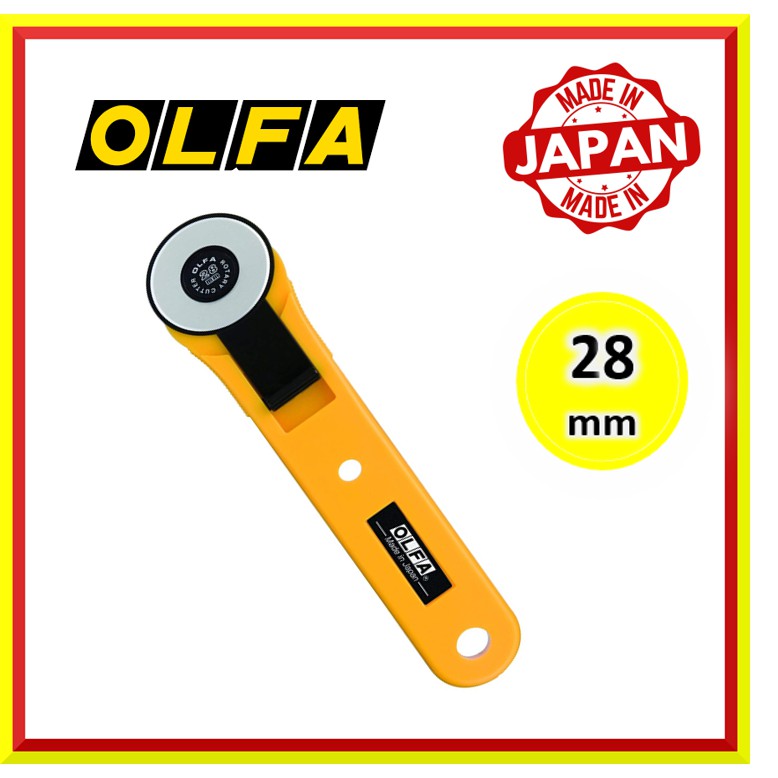 Olfa Rotary Cutter RTY-1G 28mm JAPAN | Shopee Philippines