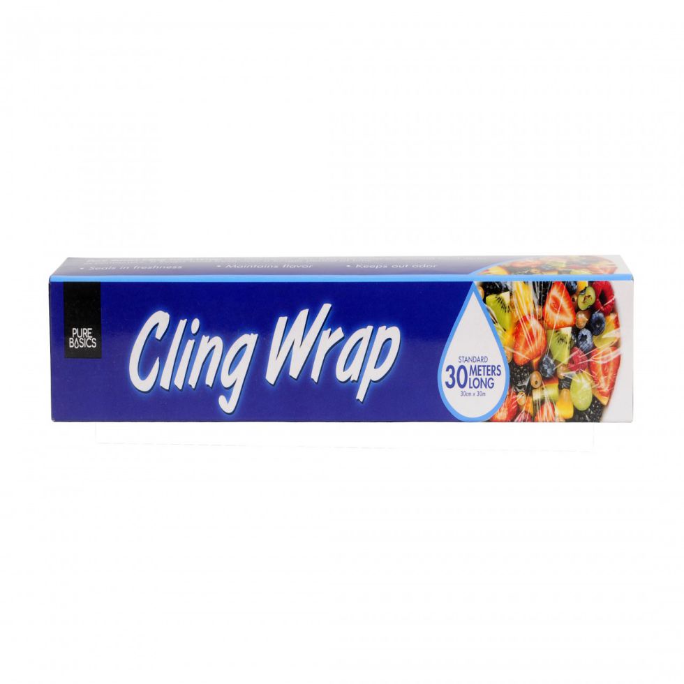 Pure Basics Cling Wrap 30cm X 30m Box | Shopee Philippines