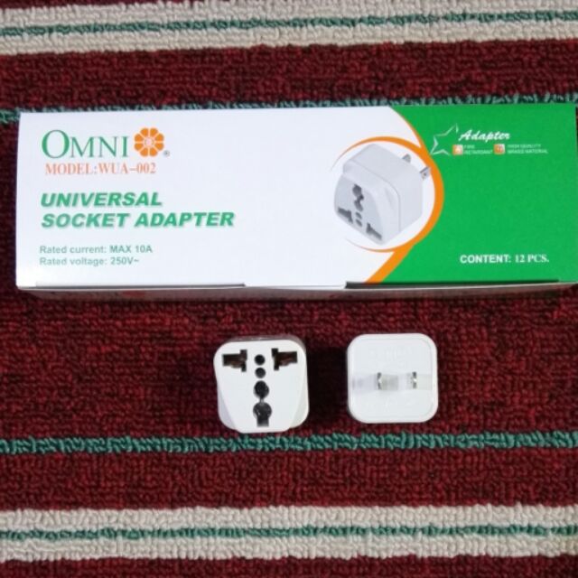 Omni Universal Socket Adapter WUA-002 | Shopee Philippines