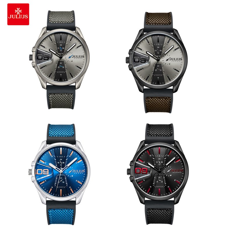 JULIUS Official Mall Fashion Trend Metal Korea Original Waterproof Men ...