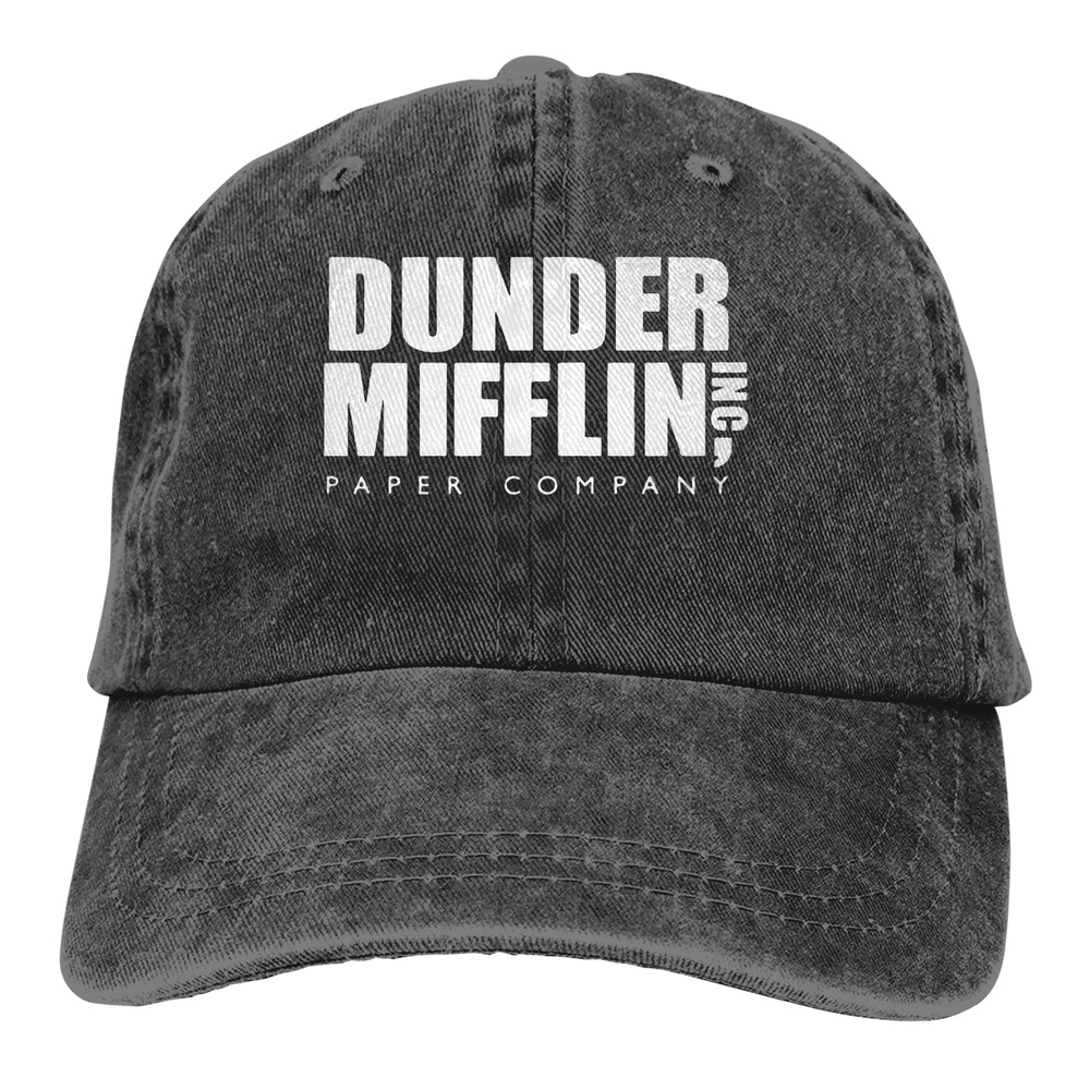 black-baseball-hat-fashion-men-s-and-women-s-the-office-dunder-mifflin