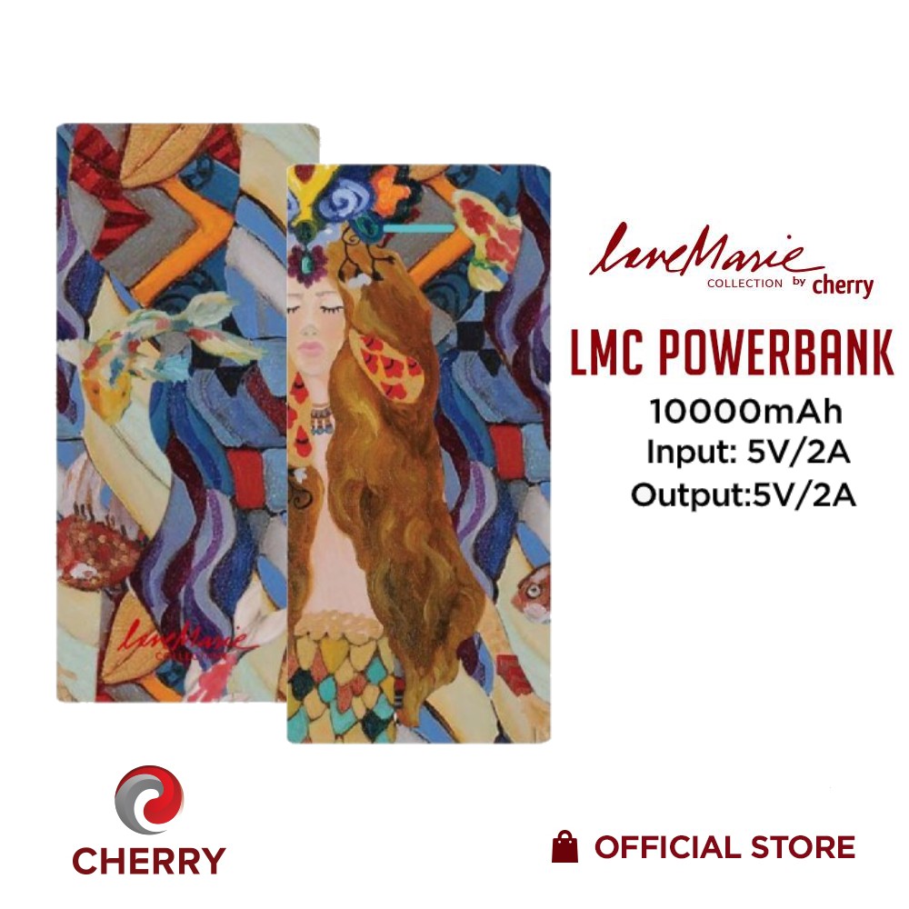 Love Marie Collection by: Cherry Powerbank (10000mAh) | Shopee Philippines