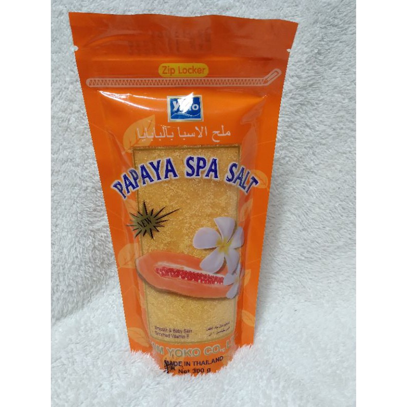 Yoko Papaya Spa Salt Scrub (300g) | Shopee Philippines