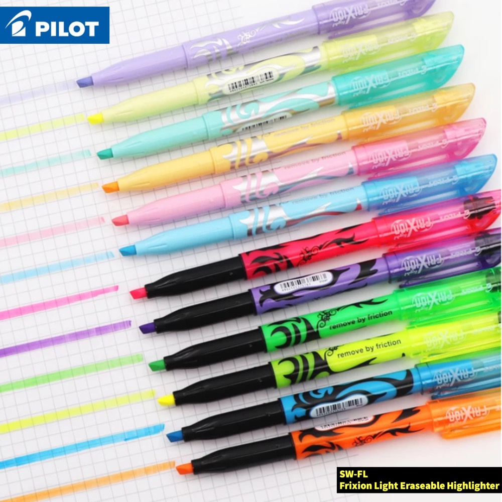 Pilot SW-FL Frixion Light Eraseable Highlighter | Pilot Pen | Shopee ...