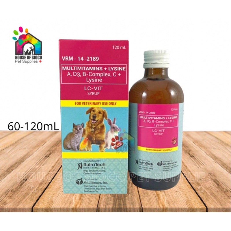LC-Vit Multivitamins for pets 60-120ml | Shopee Philippines