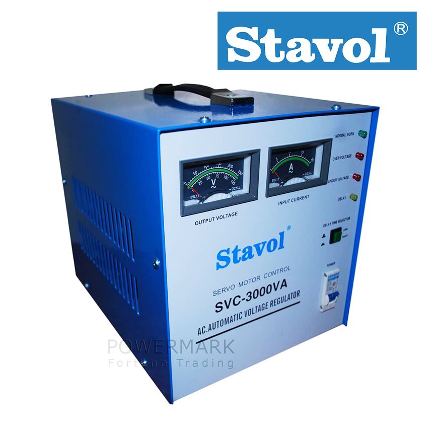 STAVOL ST-3000VA Automated Voltage Regulator | Shopee Philippines