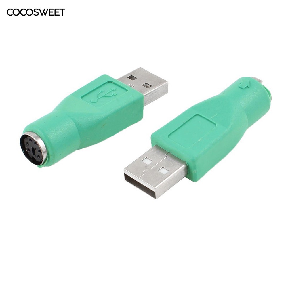 Cocosweet Computer Mouse Keyboard Female to USB Male Adapter Converter ...