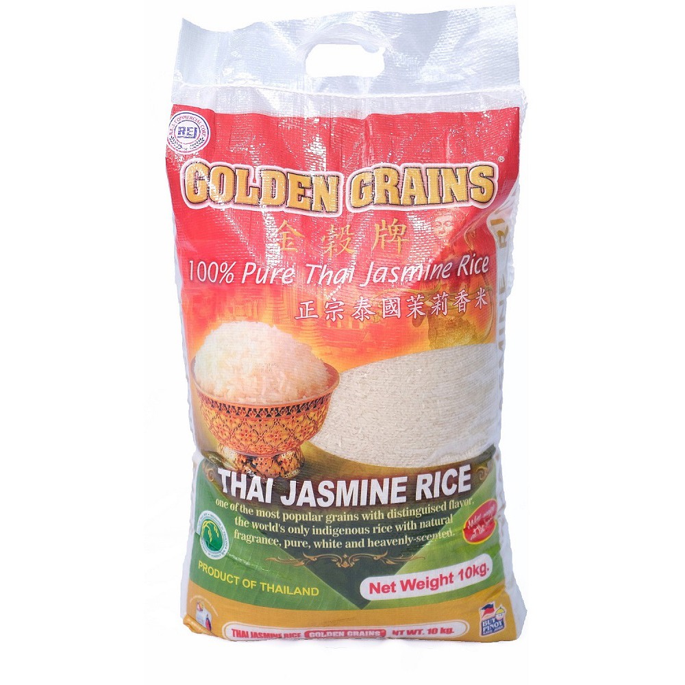 Golden Grains Thai Jasmine Rice 10kg | Shopee Philippines