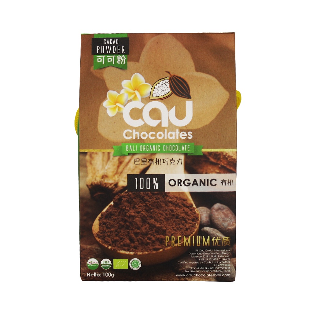 Cau CHOCOLATES - Organic Cacao Powder / Organic Chocolate Powder 100 gr ...
