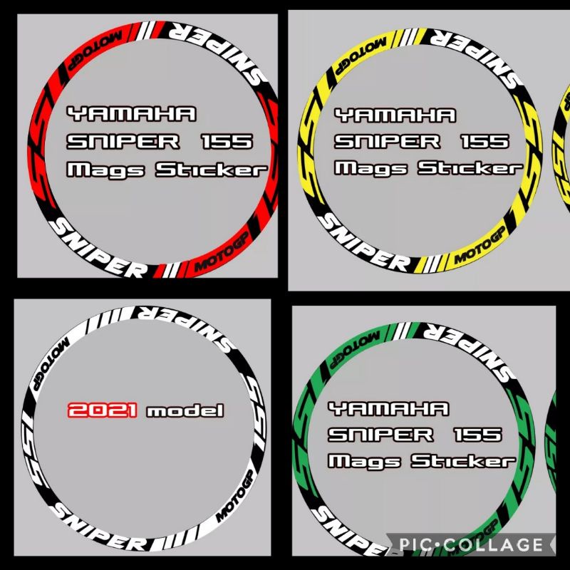 sniper 155 mags sticker front and rear all sides | Shopee Philippines