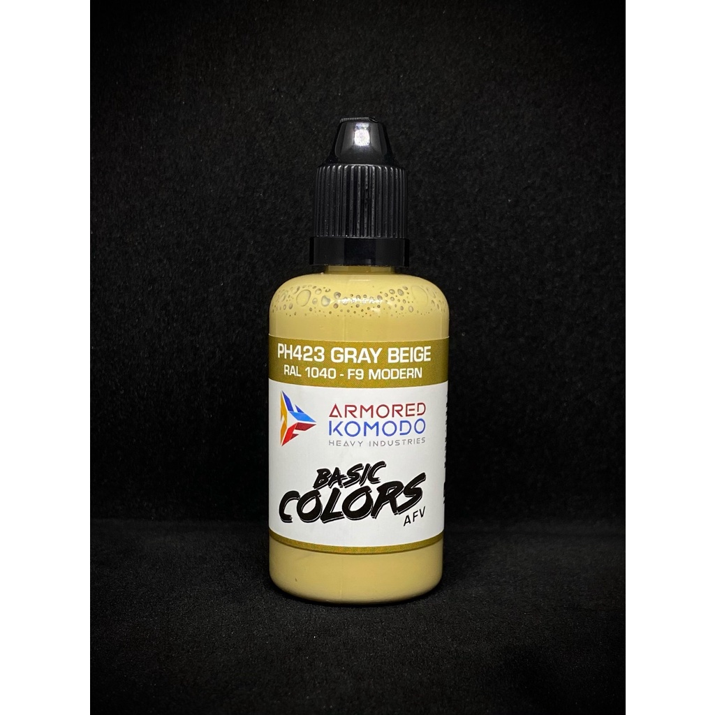 ArKom: PH423 Gray Beige RAL1040 - F9 Airbrush Hobby Paint Armored ...