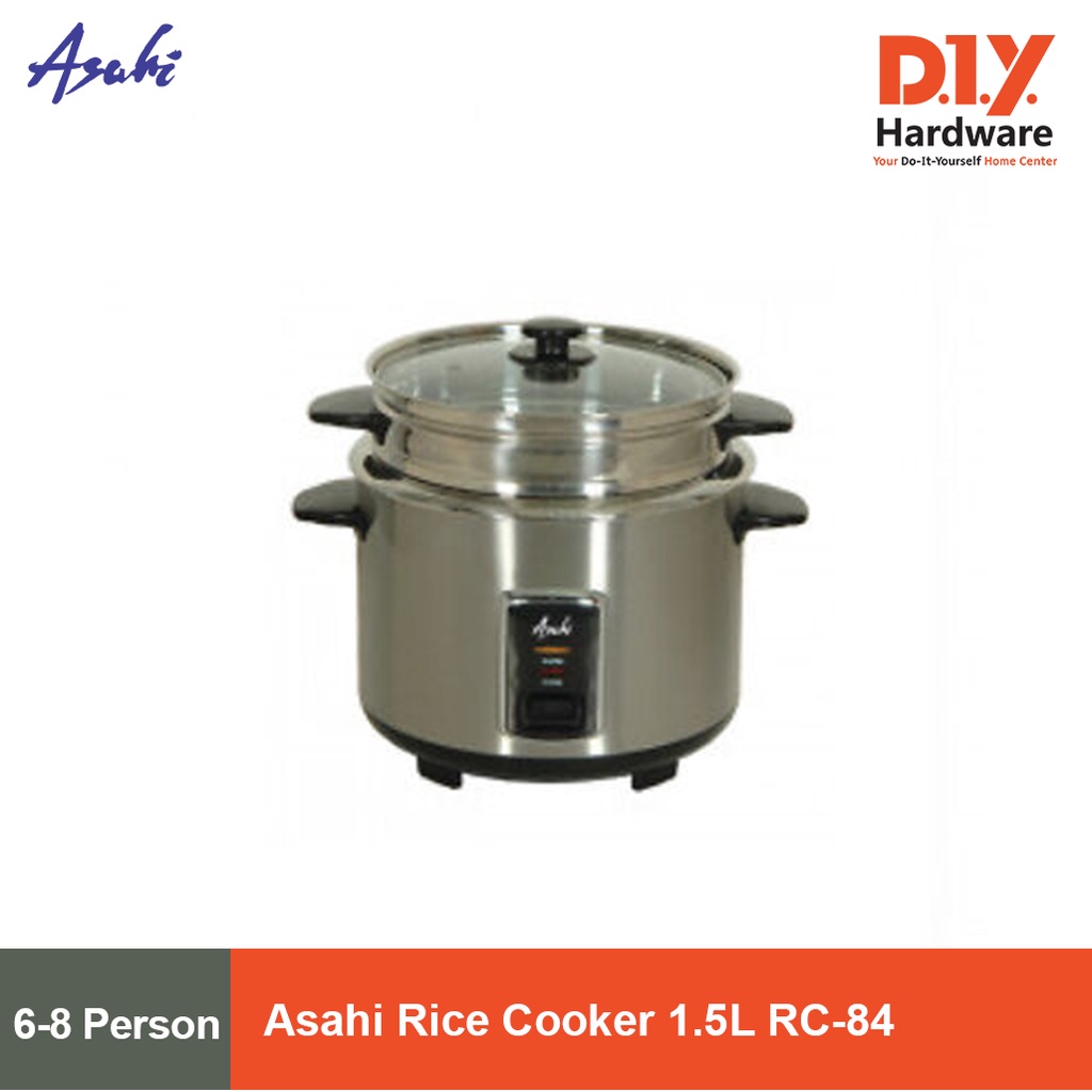 Asahi Rice Cooker 1.5L Rc-84 Diy Hardware | Shopee Philippines