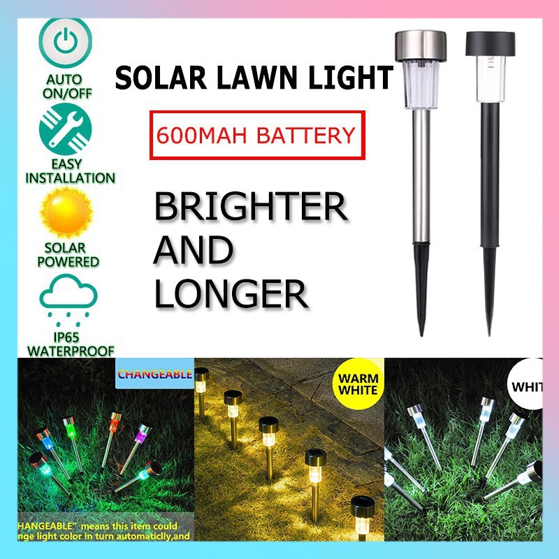LED Outdoor Light Stainless Steel Outdoor Waterproof Garden LED Solar ...