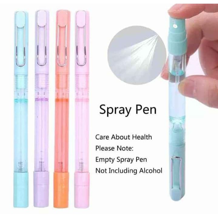 3PCS ALCOPEN ️ SIGN PEN WITH BUILT IN ALCOHOL SPRAYER | Shopee Philippines