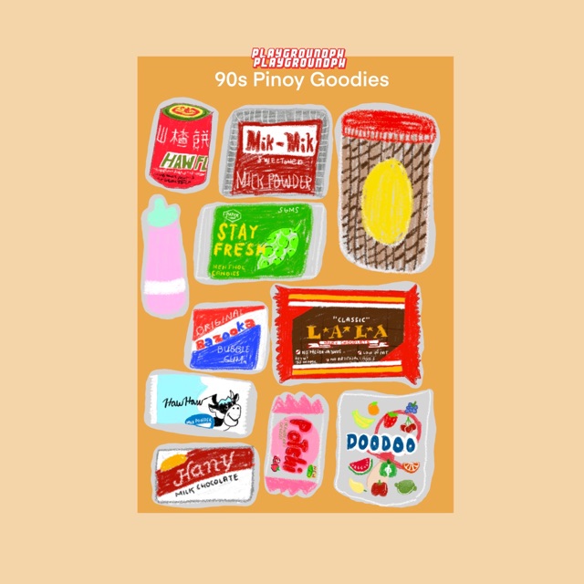 90s Pinoy Goodies Sticker Pack by Playground PH | Shopee Philippines