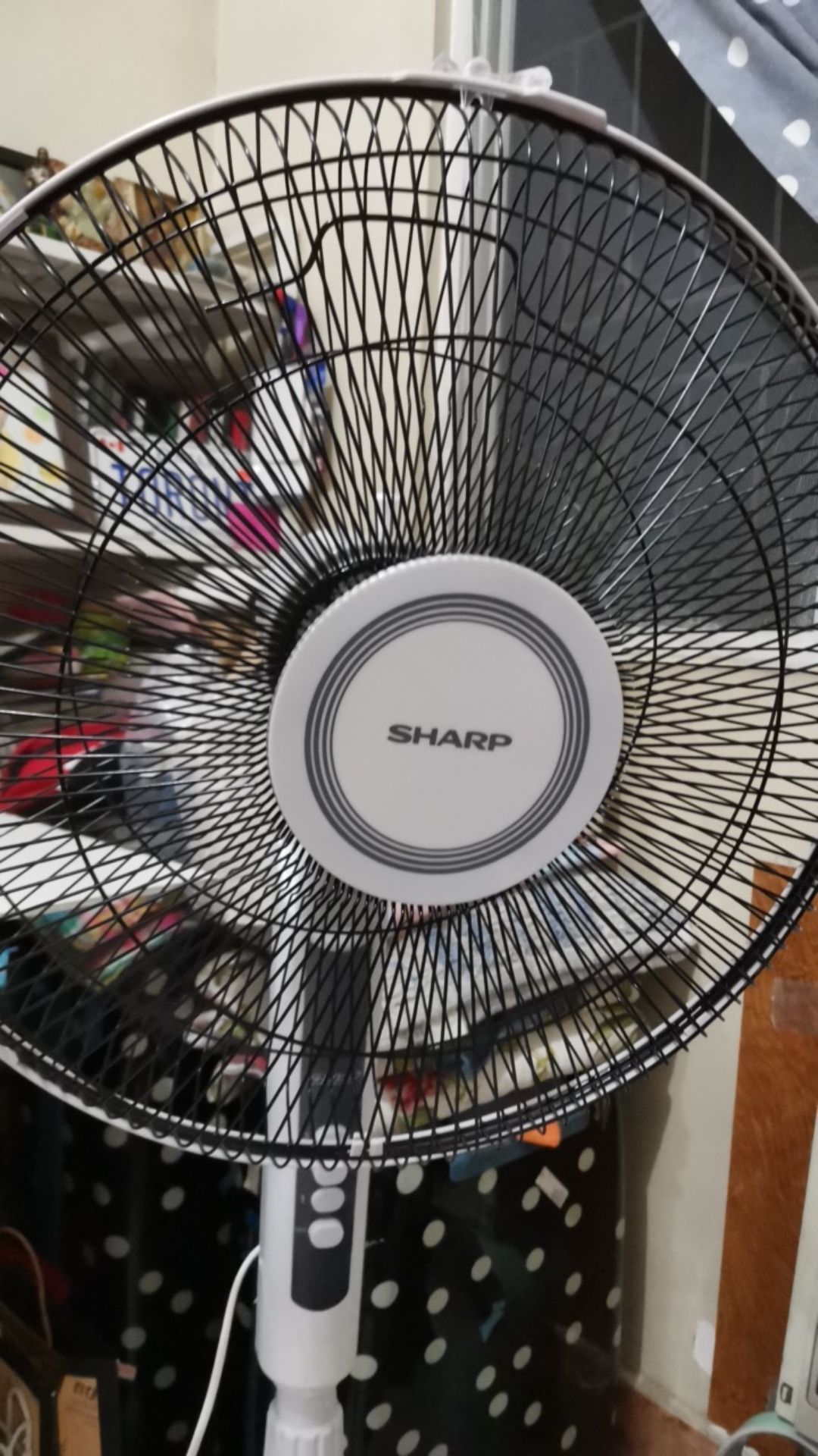Sharp PJ-S161M(WH) 16" 2-in-1 Stand Desk Electric Fan | Shopee Philippines